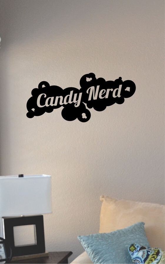 Candy Nerd Vinyl Wall Art Decal Sticker Home House Decor - Etsy