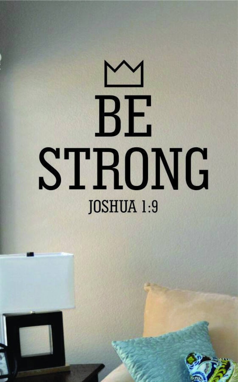 Be Strong Vinyl Wall Art Decal Sticker Home House Decor Decoration ...