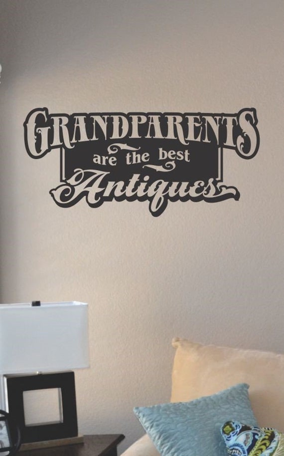 Grandparents Are the Best Vinyl Wall Art Decal Sticker Home | Etsy
