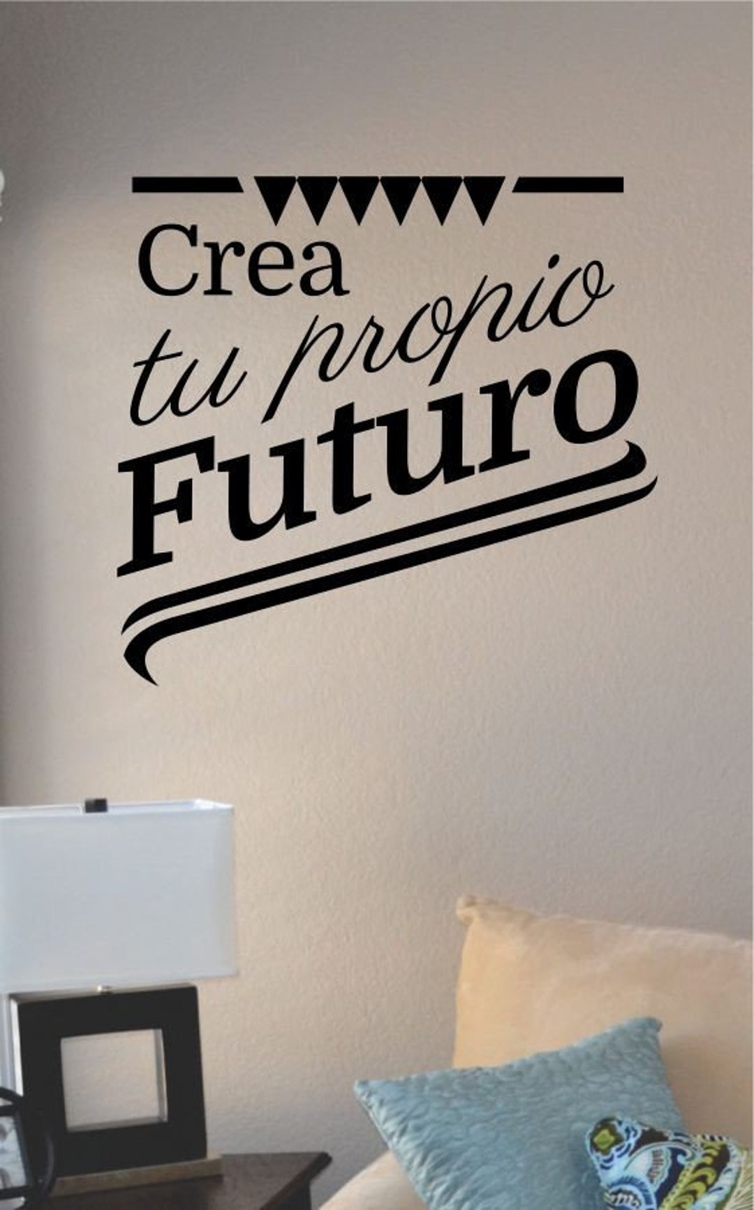 Crea Tu Propio Futuro Spanish Vinyl Wall Art Decal Sticker Home House ...