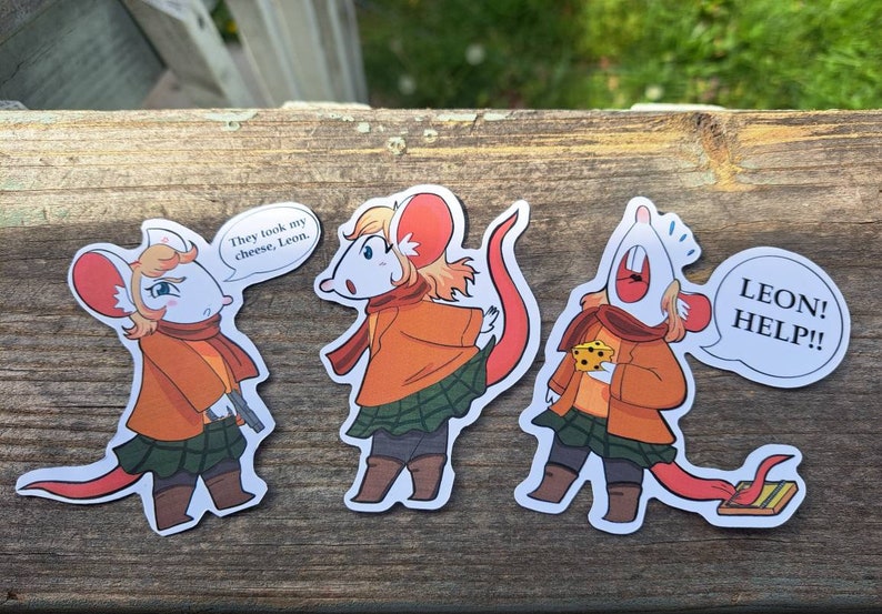 RE4 Remake Fan Made Mouse Ashley/mousley Graham Waterproof - Etsy