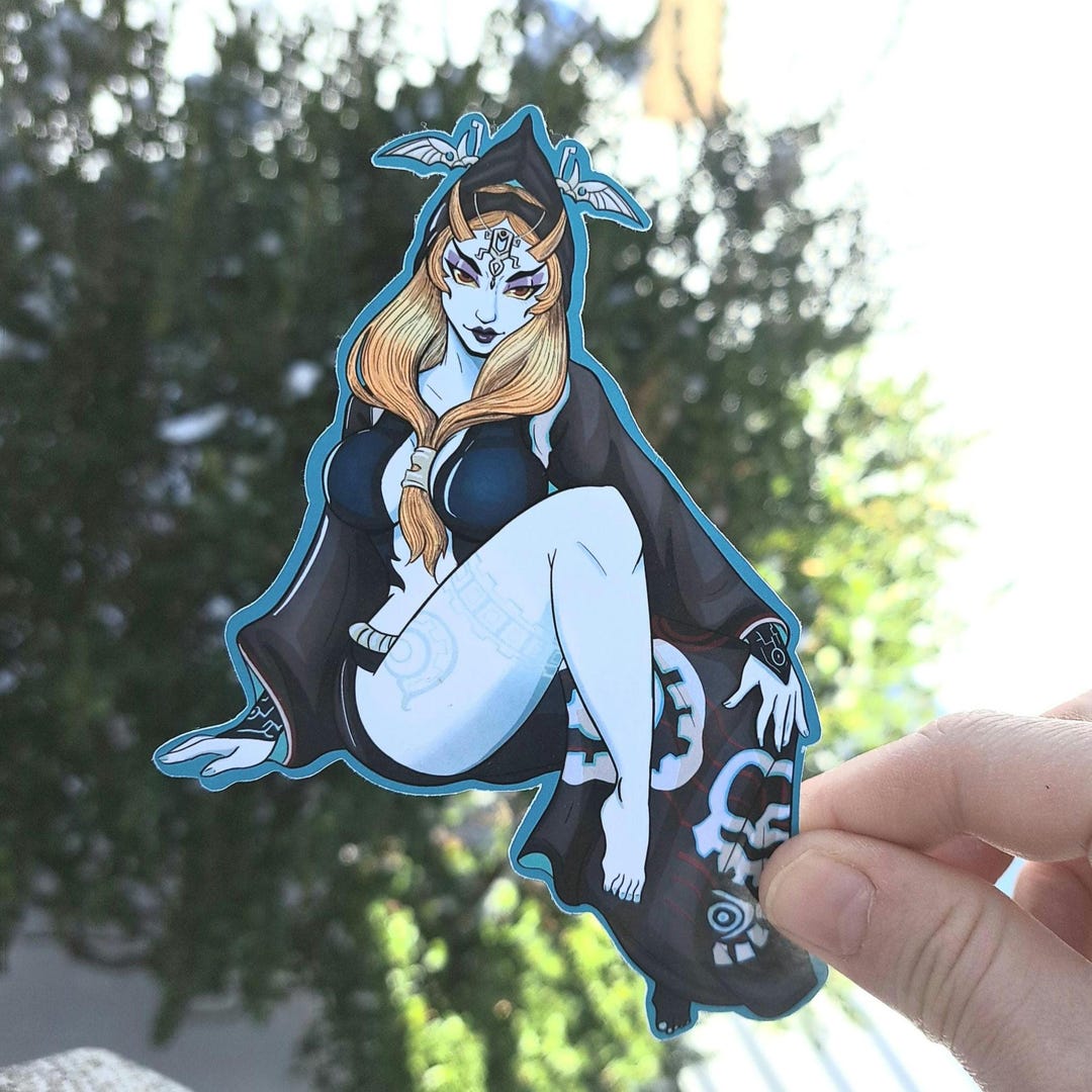 Pinup Style LOZ Twlight Princess Midna Sticker - Etsy