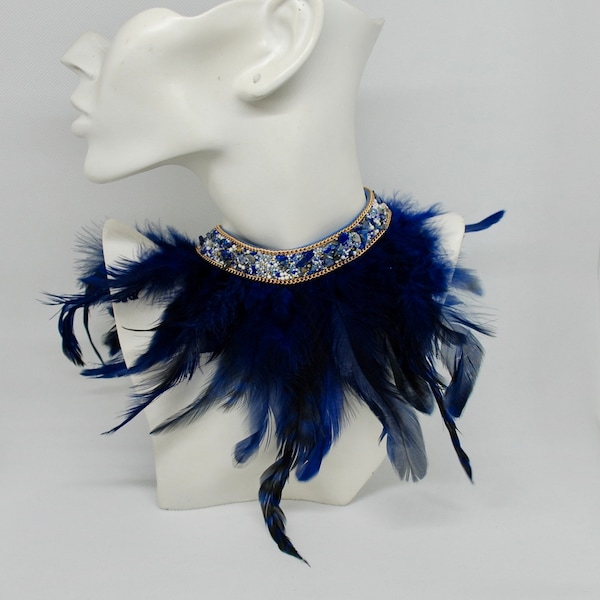 Feather Choker - Etsy