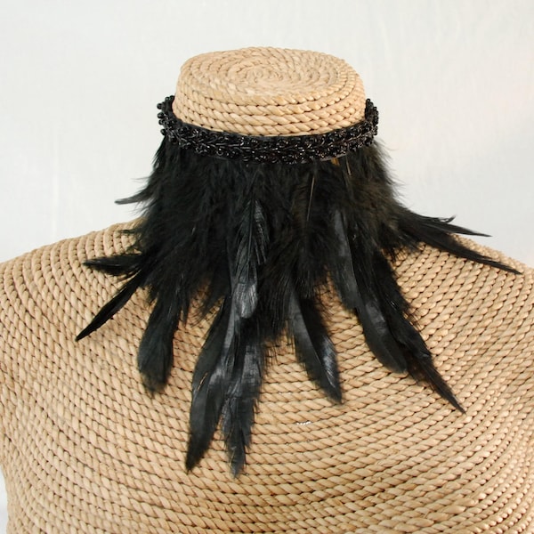 Feather Choker - Etsy
