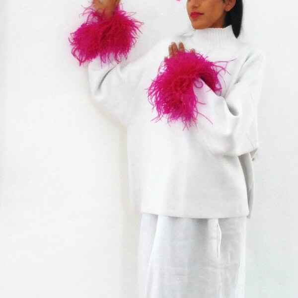 Pink Ostrich Feathers - Etsy