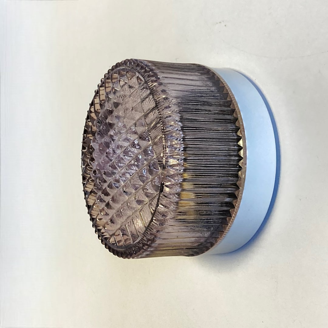 Small Minimalist Glass Wall or Ceiling Lamp From the 70s/80s Old ...