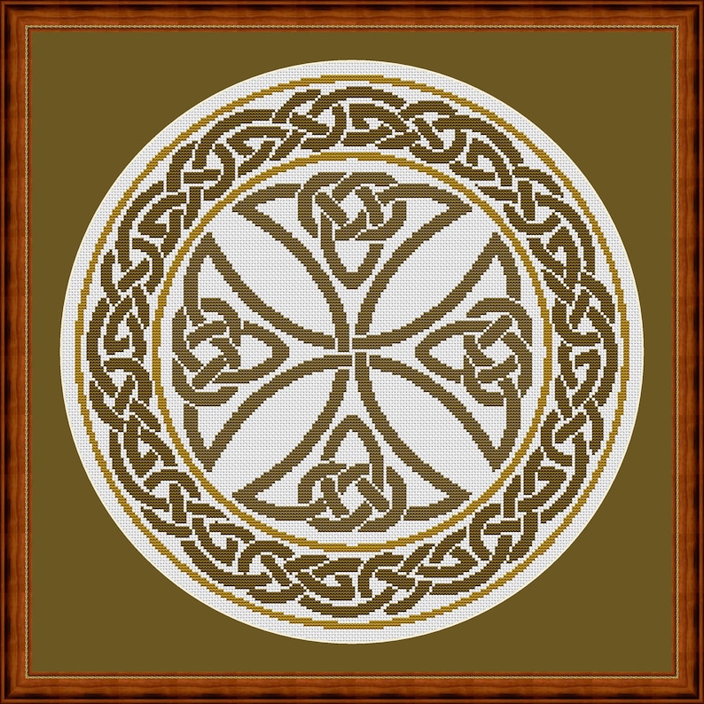 Celtic Cross Stitch Pattern. Irish Ornament Cross Stitch - Etsy