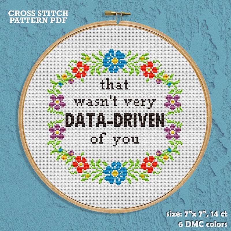 Cross Stitch Mindset - Etsy