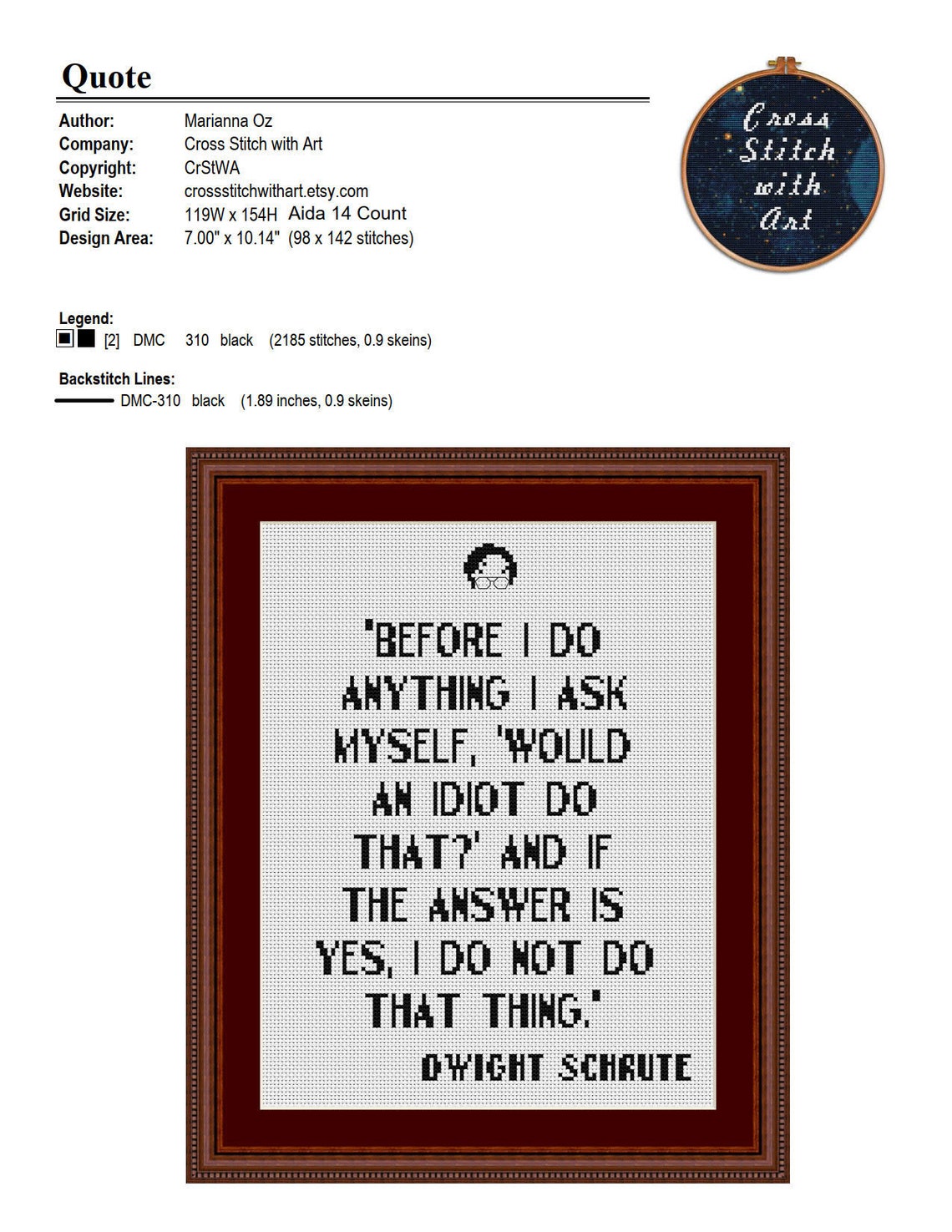 Quote Cross Stitch Pattern Modern Cross Stitch Wall Decor | Etsy