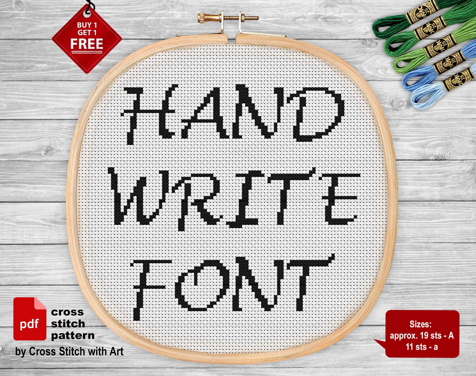 Alphabet Cross Stitch Pattern. Handwrite Letters Cross Stitch - Etsy