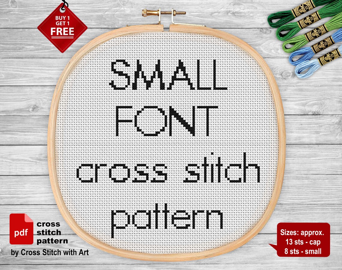 Alphabet Cross Stitch Pattern Small Font Cross Stitch Letters - Etsy