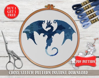 Dragon Hand Embroidery Pattern - Etsy
