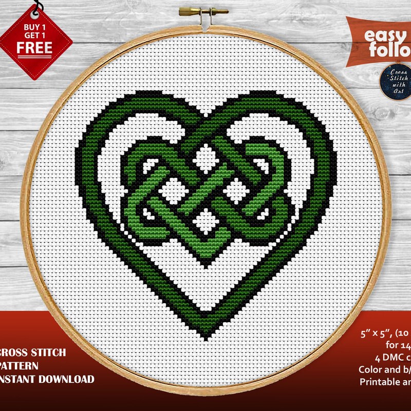 Irish Cross Stitch - Etsy