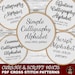 Calligraphy Cross Stitch Patterns Font Bundle – Cursive & Script (PDF ...