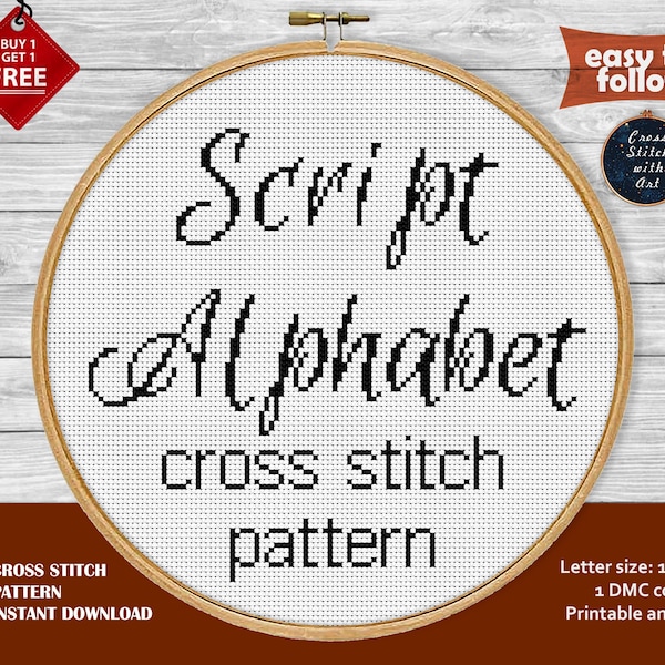 Stitched Alphabet - Etsy