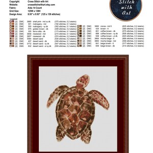 Turtle Cross Stitch Patterns Bundle. Modern Sea Animal Cross Stitch ...