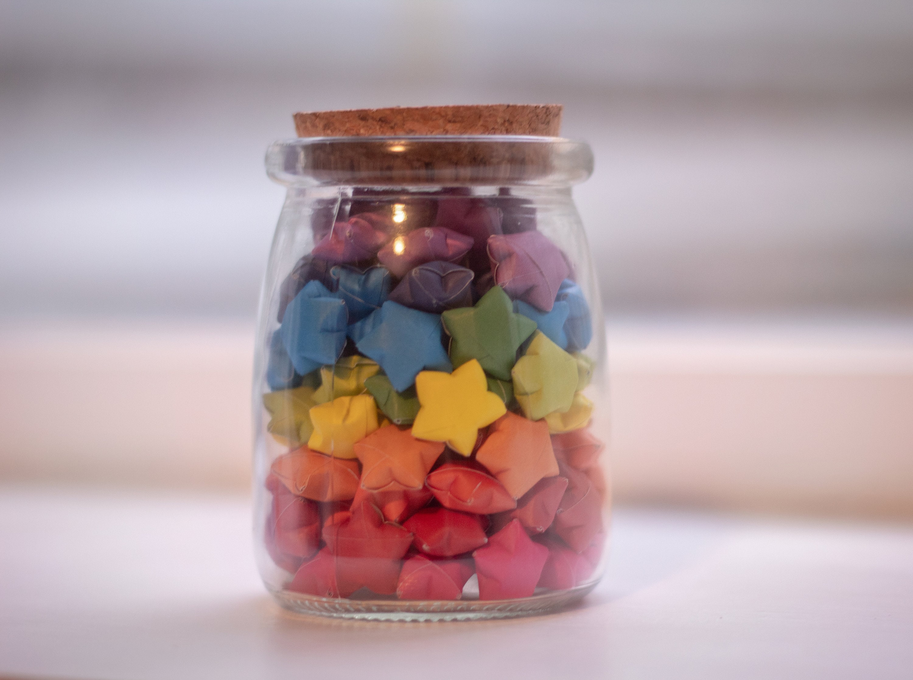 Lucky Star Origami Jar