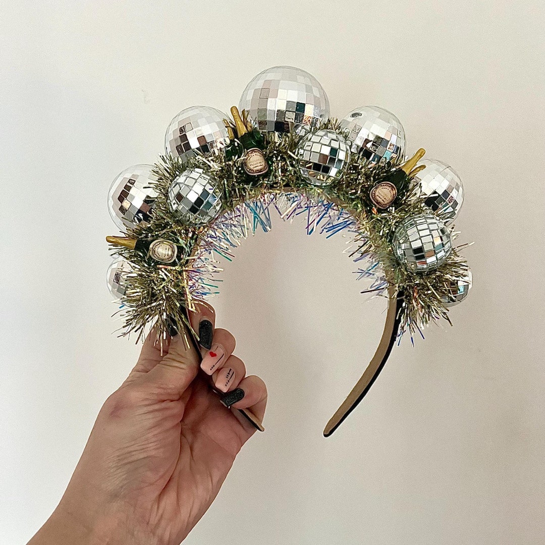 Disco Party Headband, Party Celebration Hair Band, Champagne Headwear ...