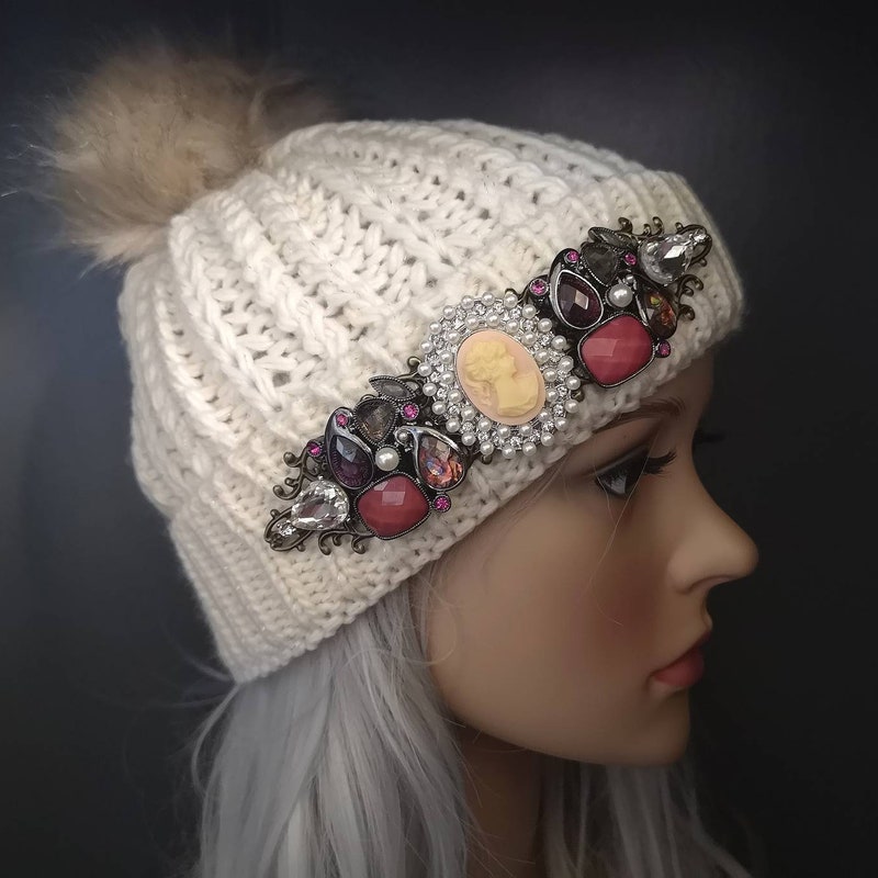 Embellished Hat - Etsy