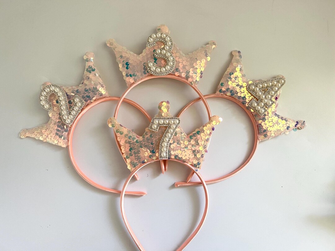 Birthday Girl Party 4th 5th 6th 7th Birthday Crown Alice Band Headband ...