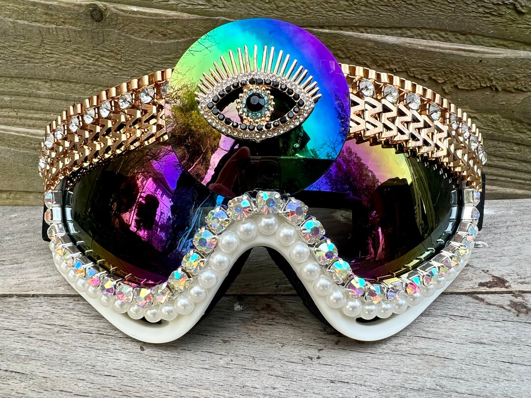 White Third Eye Goggles - Etsy