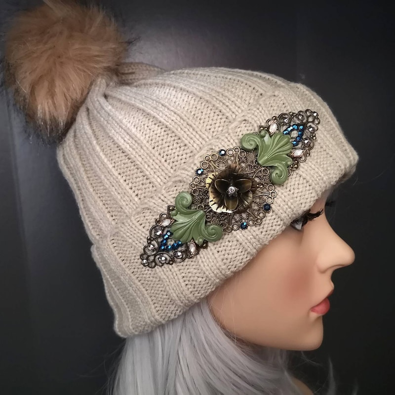 Embellished Hat - Etsy