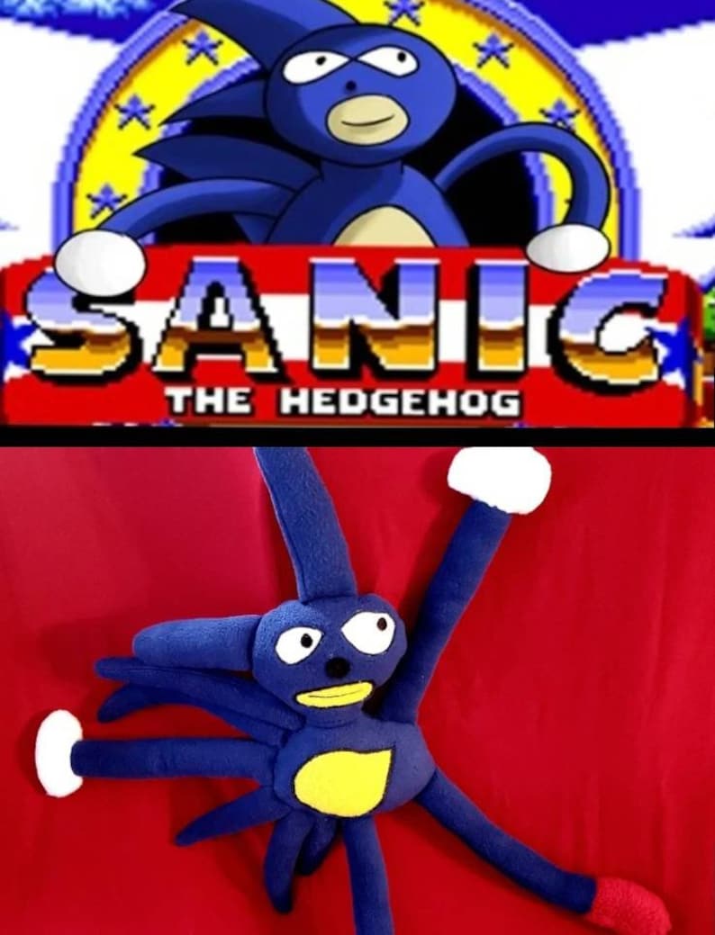 Sanic the Hedgehog - Etsy