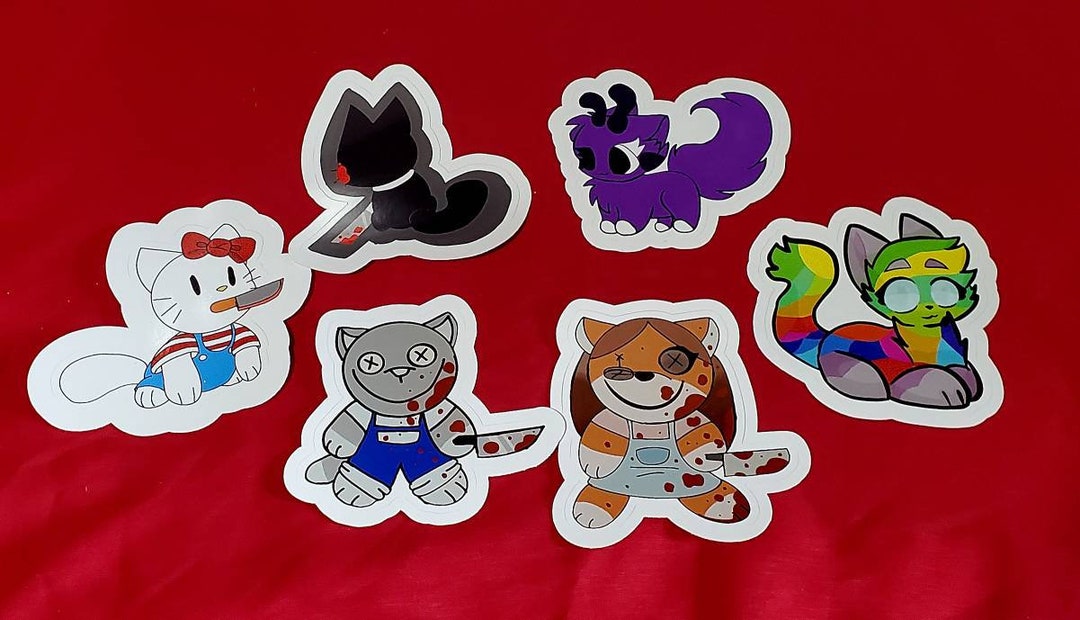 Hand Drawn 3 Inch Stickers by 14 Year Old Sara and 12 Year Old - Etsy