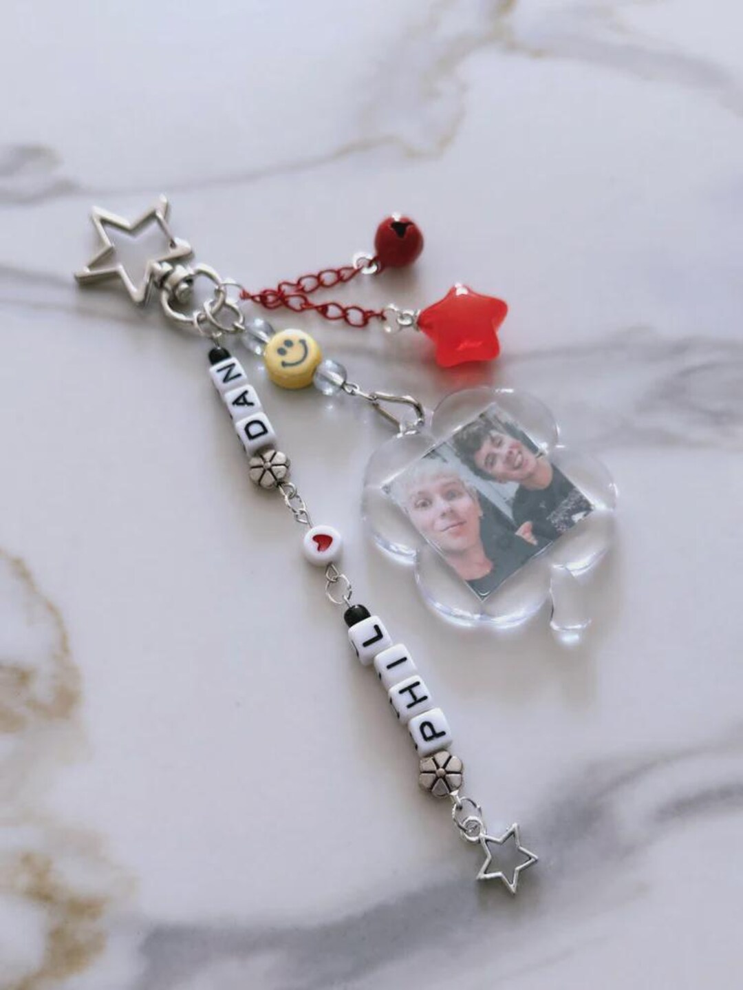 Dan & Phil Handmade Charm Keychain - Etsy