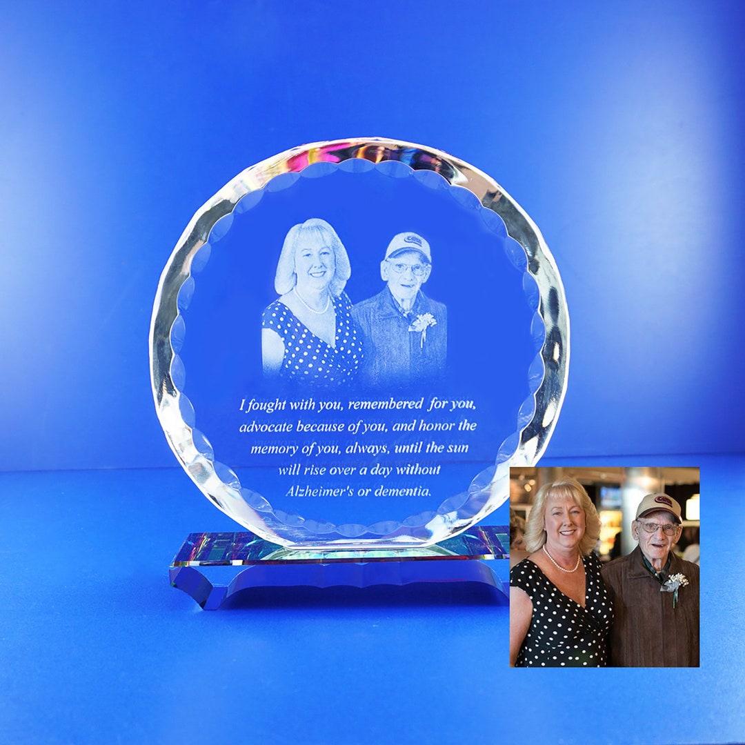 Custom Engraved Crystal Award Plaque: Corporate & Personal Gift - Etsy