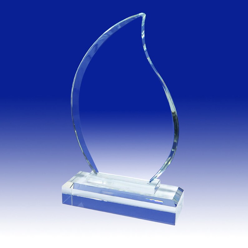 Tear Drop Crystal Plaque for Appreciation Service - Etsy