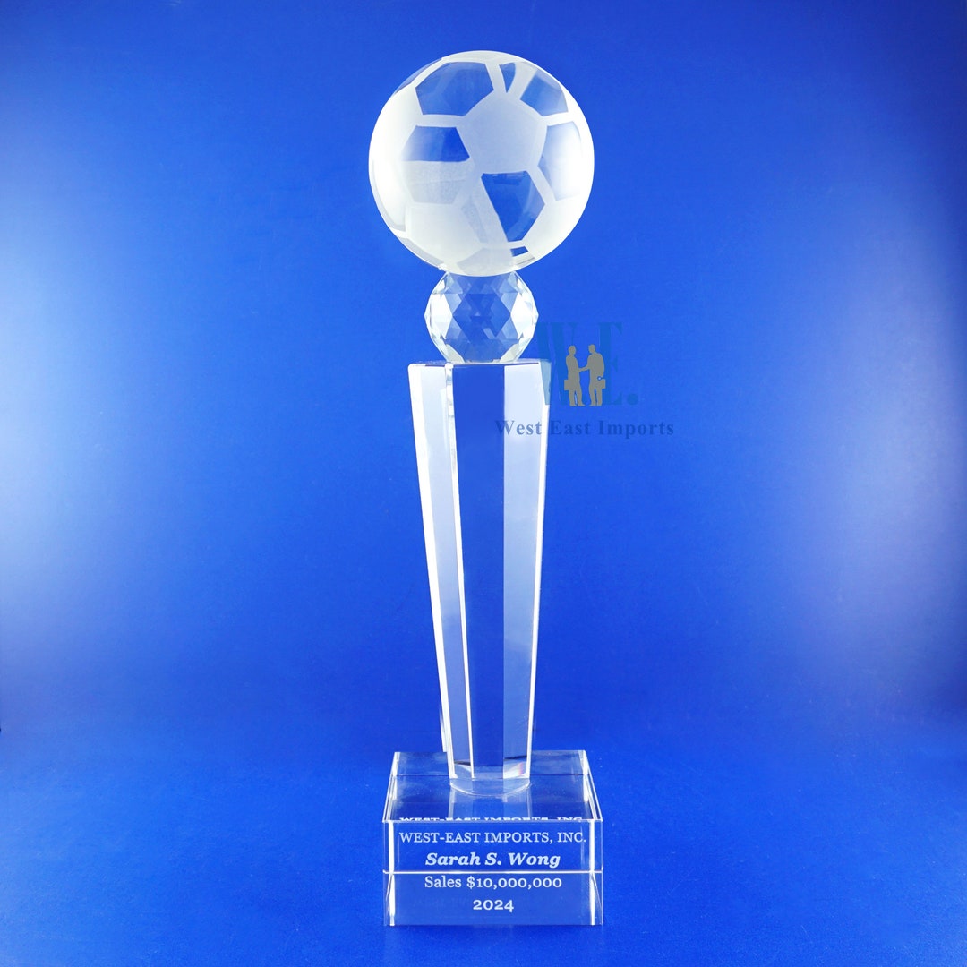 Soccer Ball Tournament Little League Crystal Trophy World Cup FIFA ...