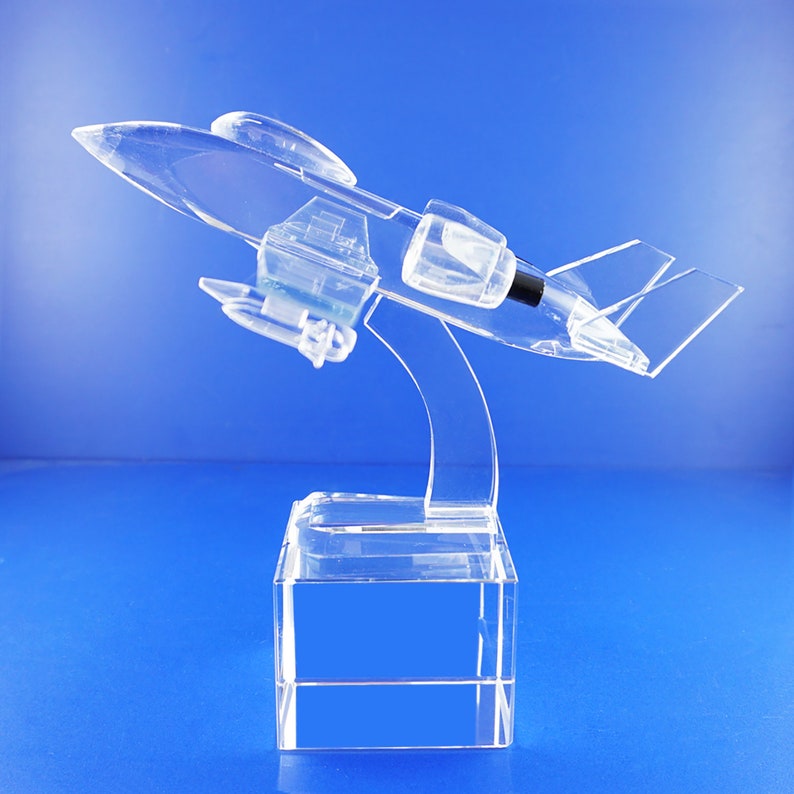 Crystal A-10 Thunderbolt II Jet Fighter Warthog Hog Trophy - Etsy