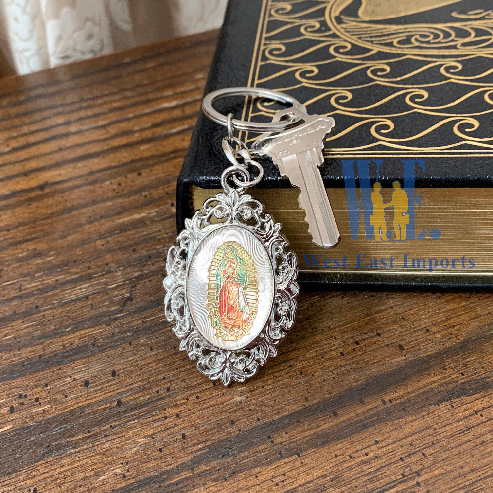 12 Pcs Personalized Our Lady of Guadalupe Keychains Memorial - Etsy