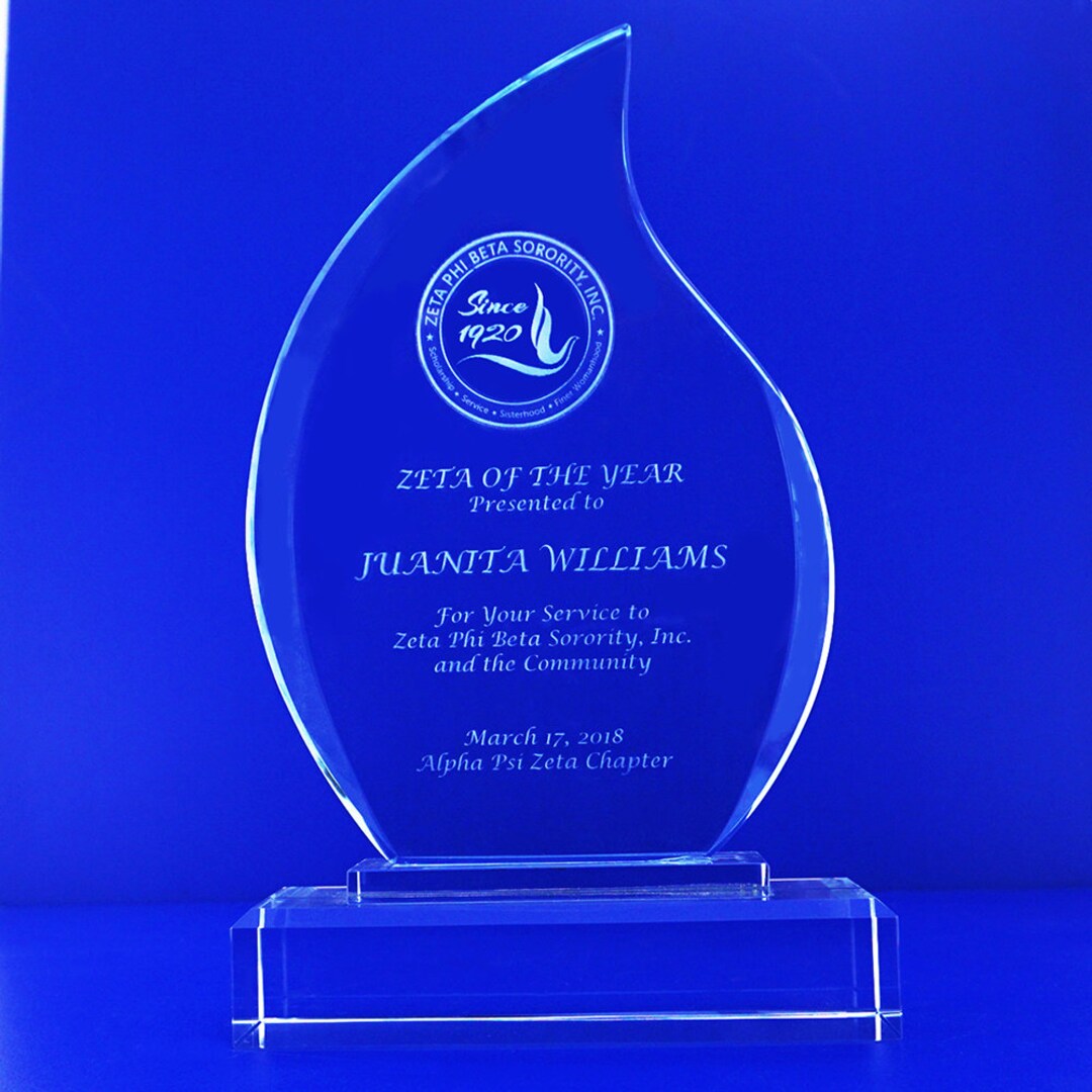 Tear Drop Crystal Plaque for Appreciation, Service, Leadership ...