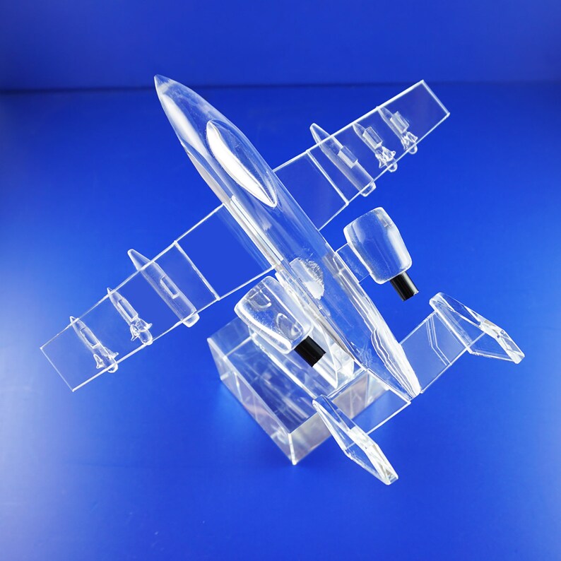 Crystal A-10 Thunderbolt II Jet Fighter Warthog Hog Trophy - Etsy