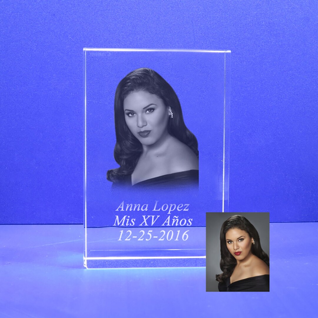 Personalize Custom Photo Laser Engraving for Wedding, School ...