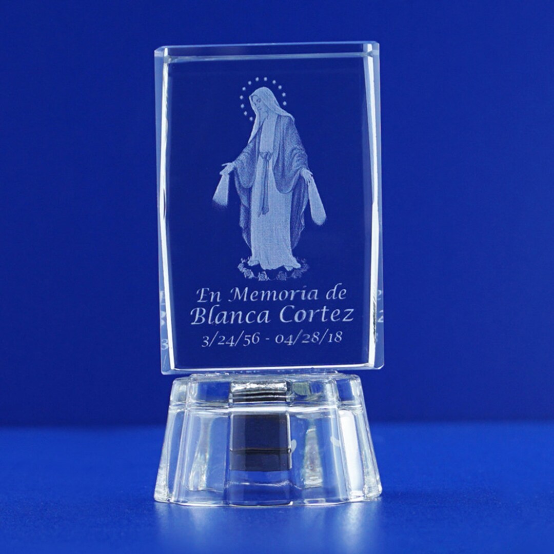 Virgin Mary (12 Pieces) Personalized Customization Laser Subsurface ...