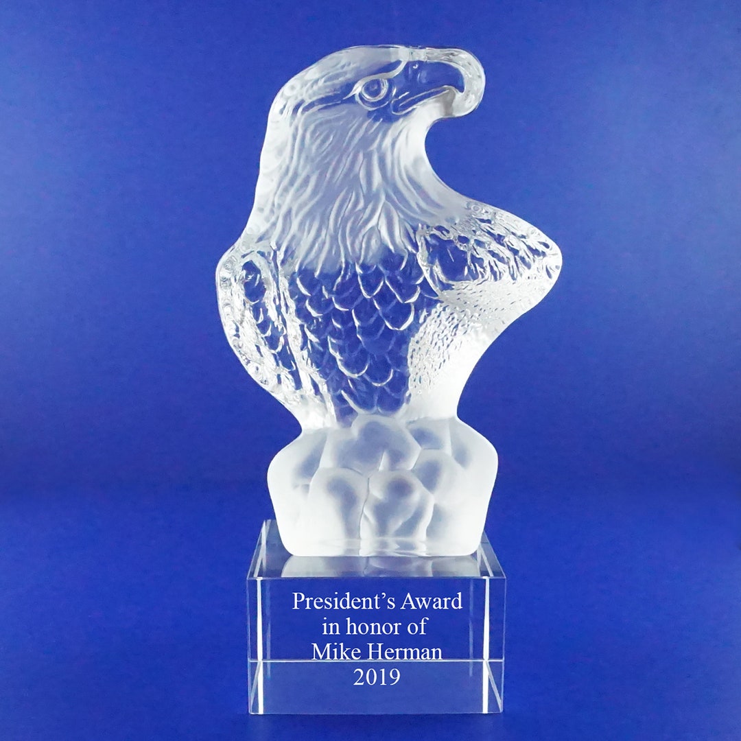 Strength Ambition Freedom Leadership Courage Award Soaring Eagle With ...