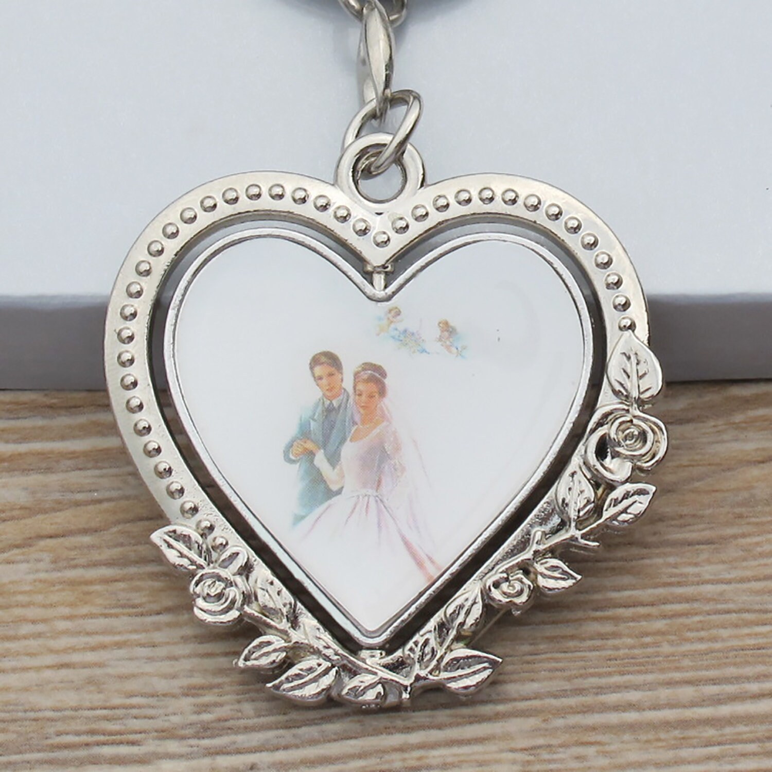 Personalized Spinning Wedding Keychain Favor 12 PCS - Etsy