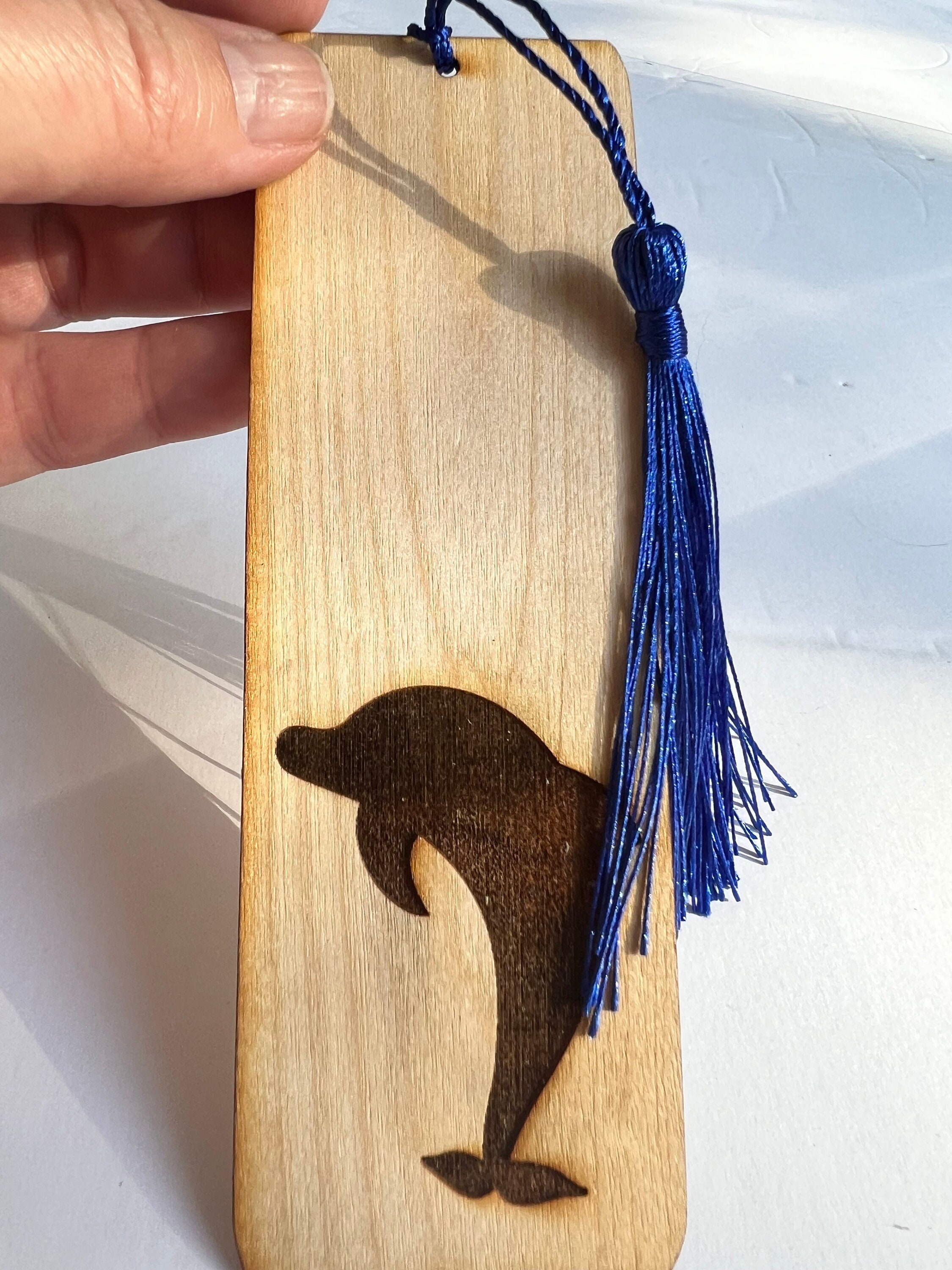Wood Dolphin Bookmarks Ocean Creatures Beach Bookmarks - Etsy