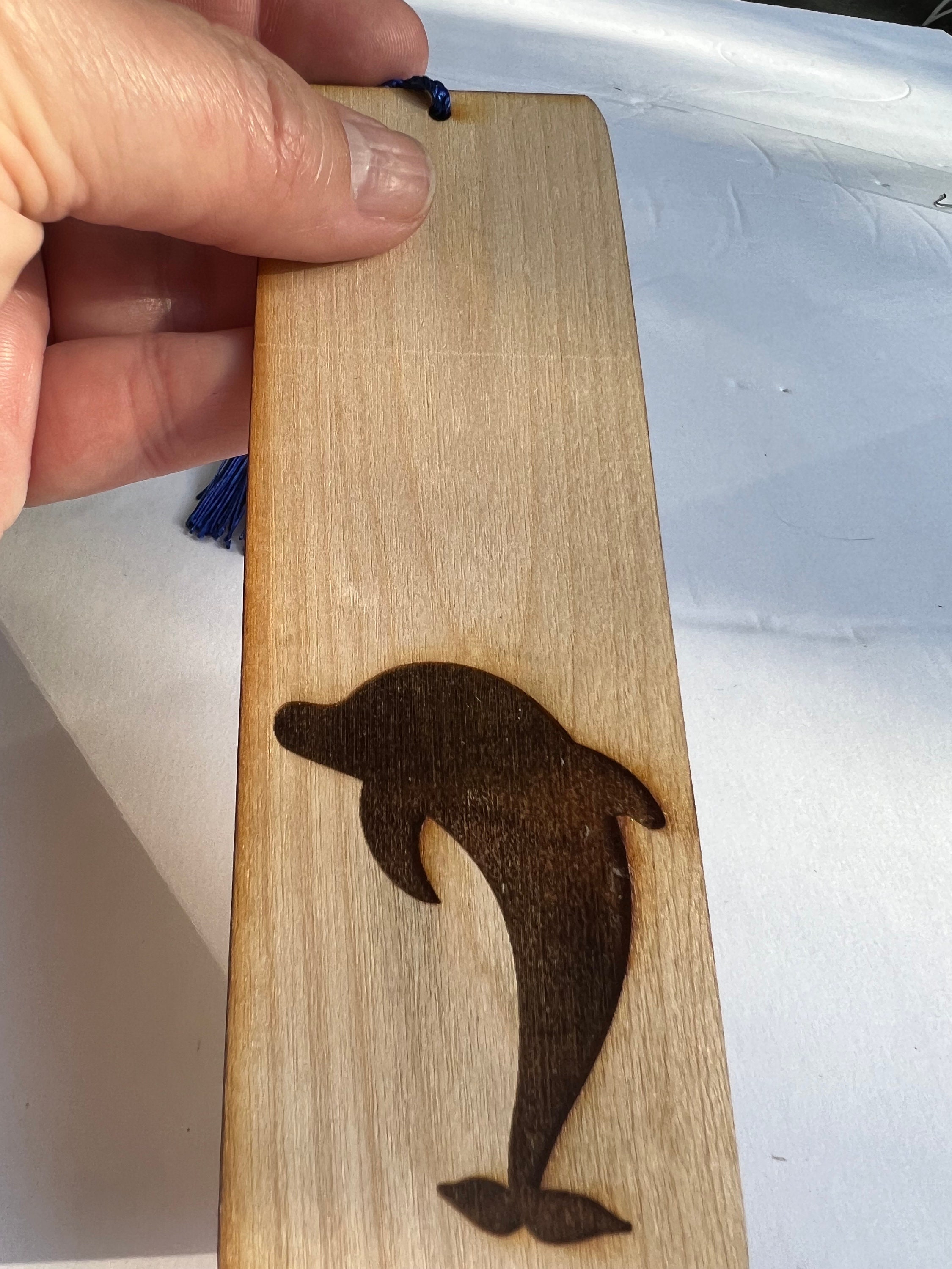 Wood Dolphin Bookmarks Ocean Creatures Beach Bookmarks - Etsy