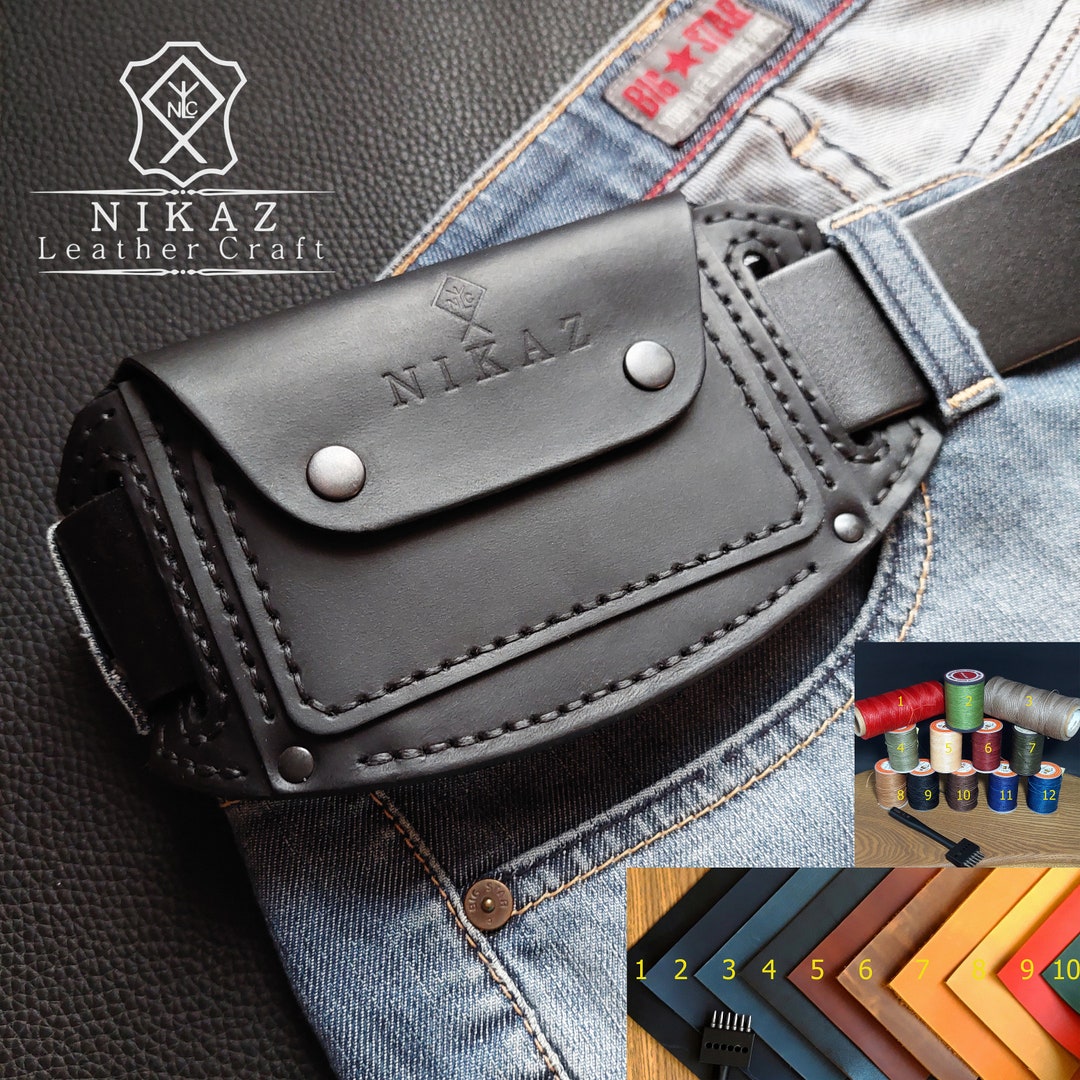 Leather Belt Wallets for Men, Travel Belt Wallet (Р032) - Etsy