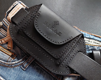 Leather Belt Wallet - Etsy