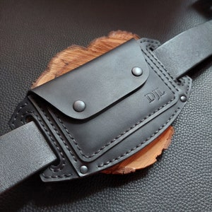 Handmade Leather Wallets Personalized, Custom Leather Belt Wallet for ...