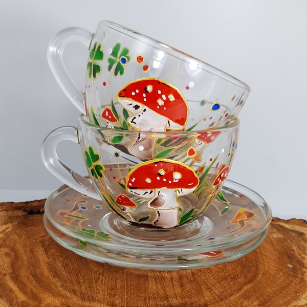 Mushroom Tea Set - Etsy