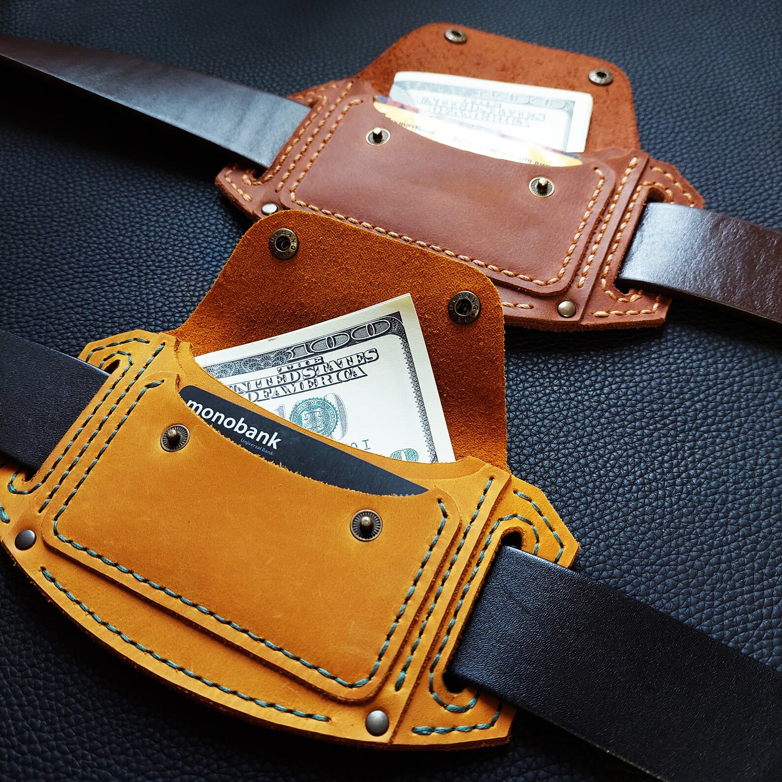 Stylish Leather Belt Wallets in a Variety of Colors - the Perfect ...