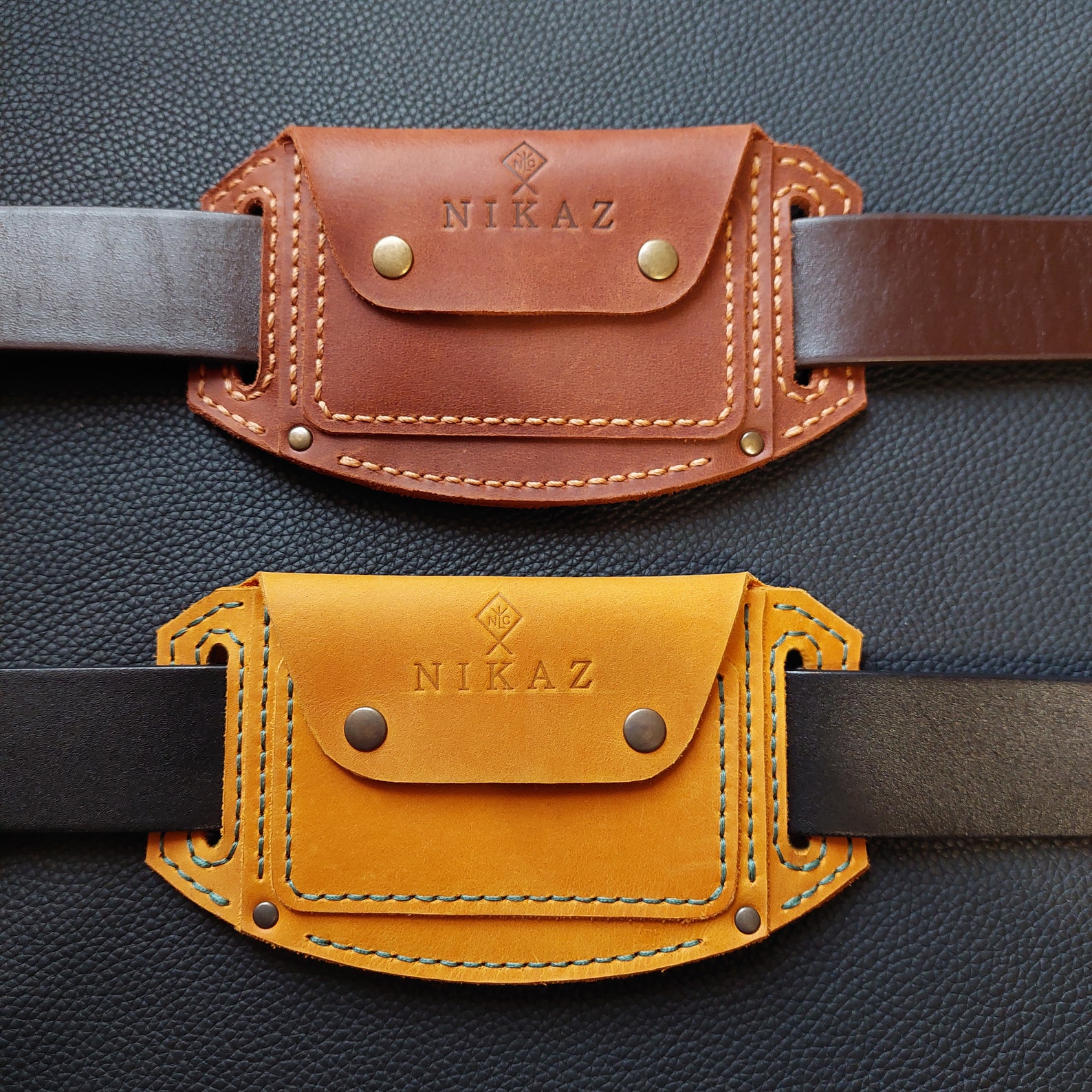 Stylish Leather Belt Wallets in a Variety of Colors - the Perfect ...