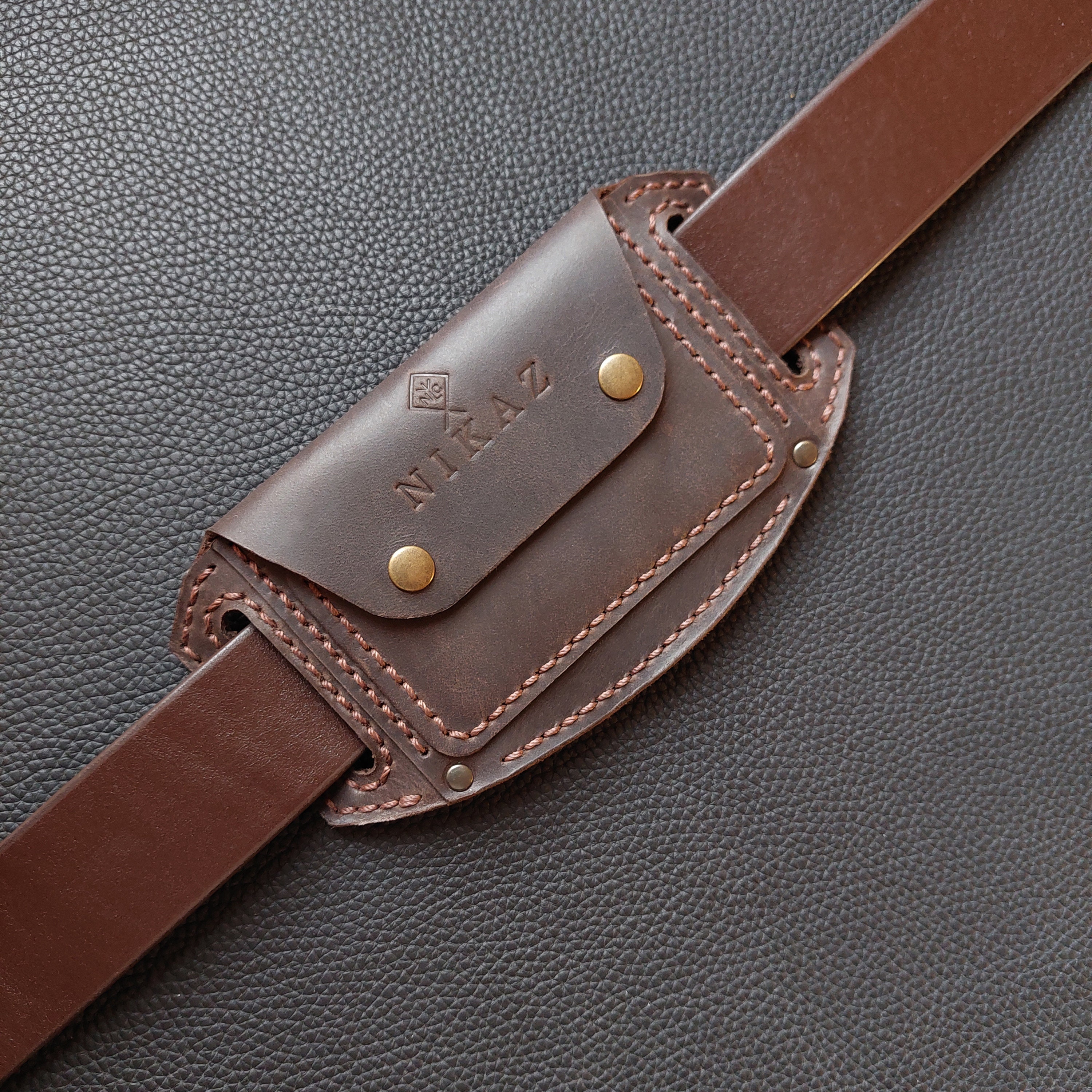 Brown Leather Belt Wallets (all Colors) Wallet on Belt, Birthday Gift ...