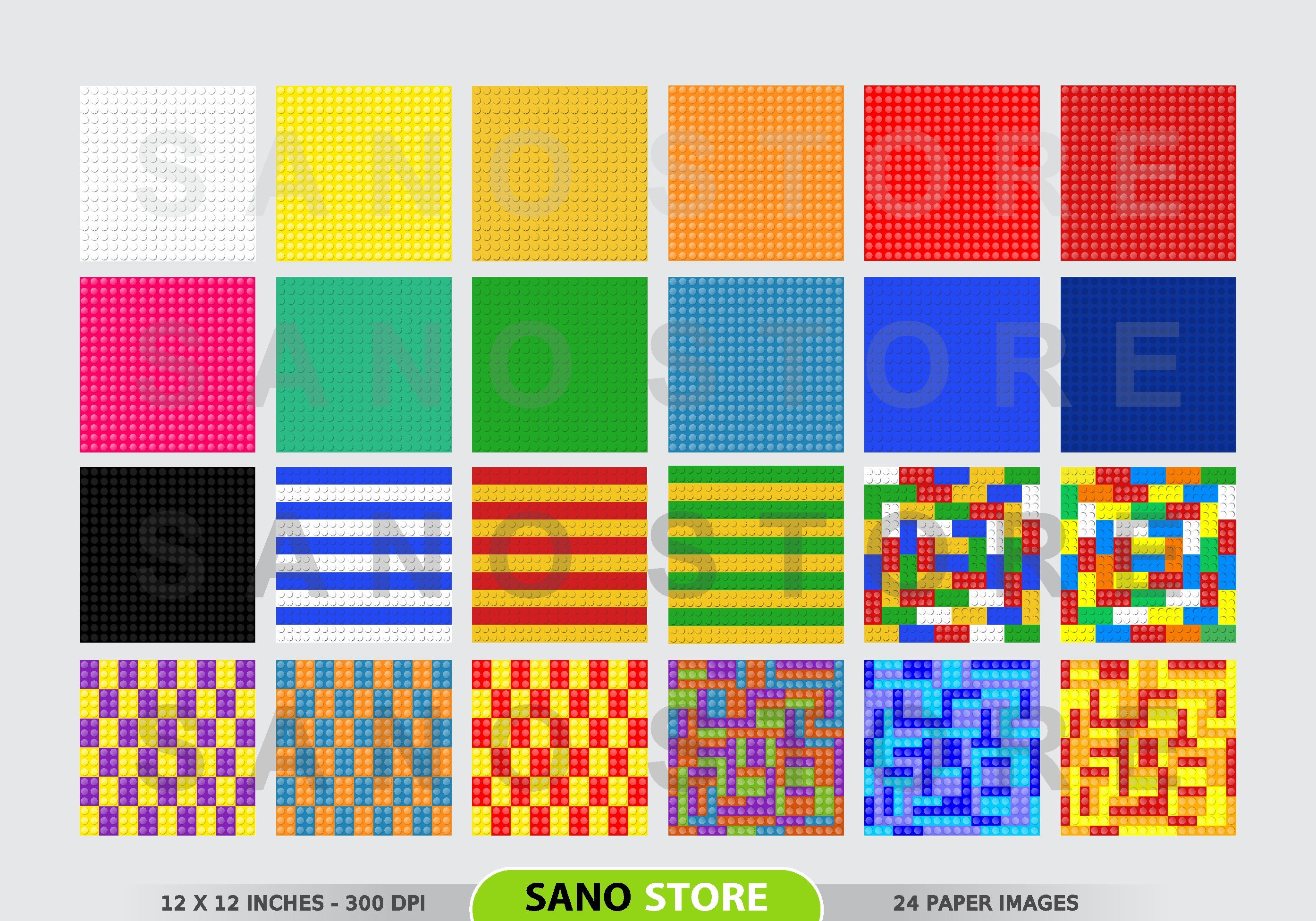 Building Blocks, Block, Scrapbook, Scrapbooking, Digital Download ... Building Blocks, Block, Scrapbook, Scrapbooking, Digital Download ...